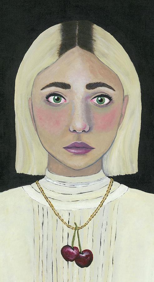 Cherry Portrait Painting by Devon Becker - Fine Art America