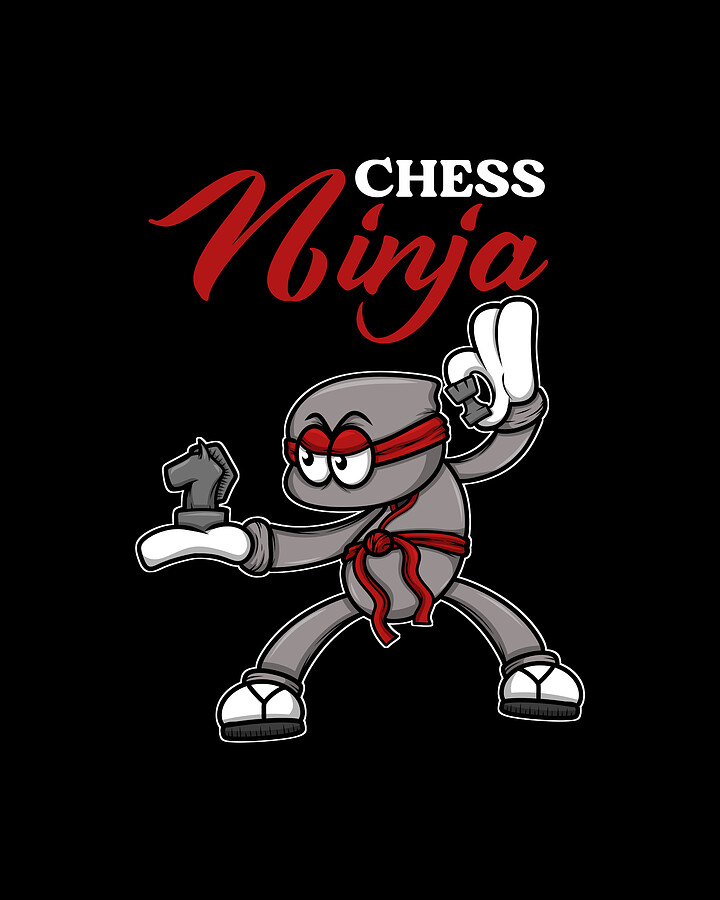 Chess Board Chess Ninja Fighter Chess Digital Art by Colorfulsnow | Pixels