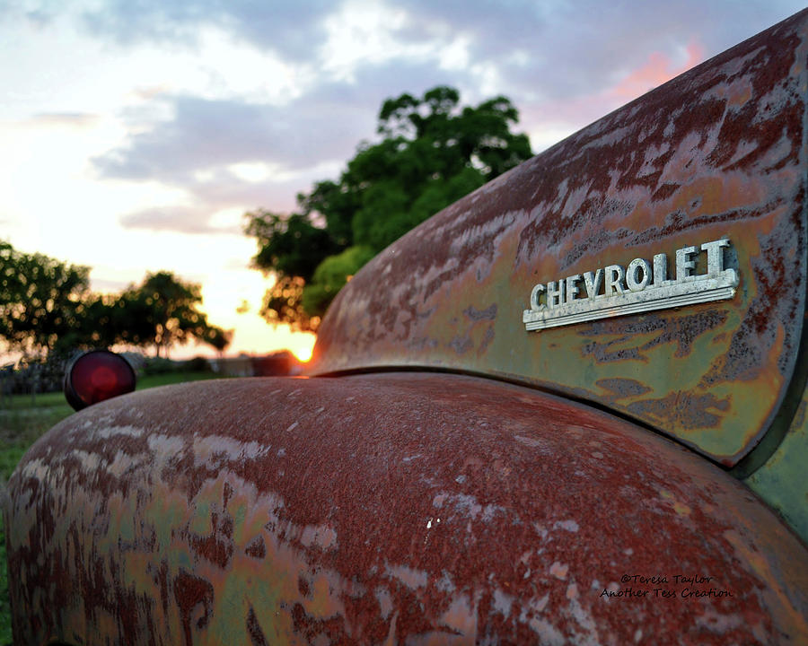 Chevy Sunset Photograph by Teresa Taylor - Fine Art America