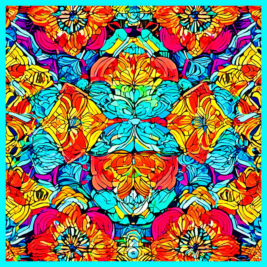 Chic and Colorful Trendsetting Pattern for Modern Design Digital Art by ...