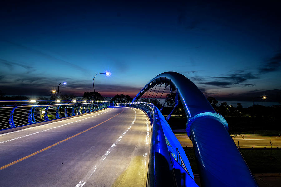 Chicago's new 41st street led bridge Photograph by Sven Brogren - Fine ...