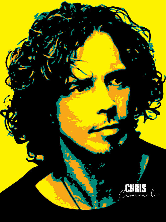 Chris Cornell Christopher John Cornell V2 Digital Art By Taurungka Graphic Design