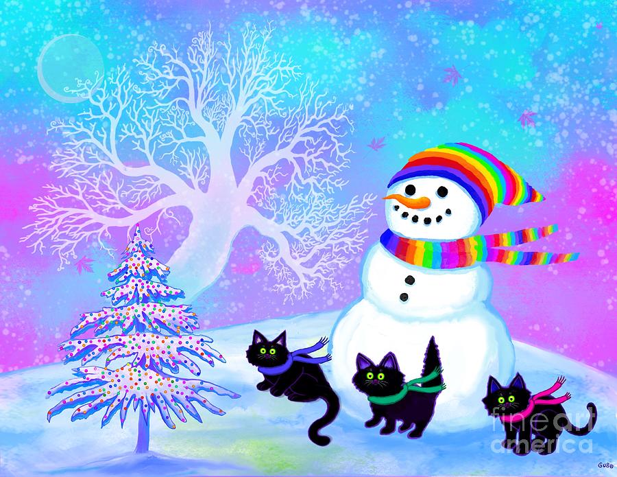 Christmas Cats Digital Art by Nick Gustafson - Fine Art America