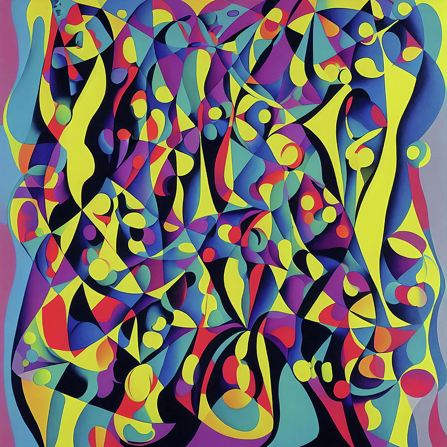 Chromatica #4 Digital Art by Daniel Robichaud - Pixels