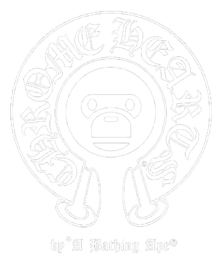 Chrome Hearts XABathing Ape Emblem Digital Art by Brian D Ismert | Pixels