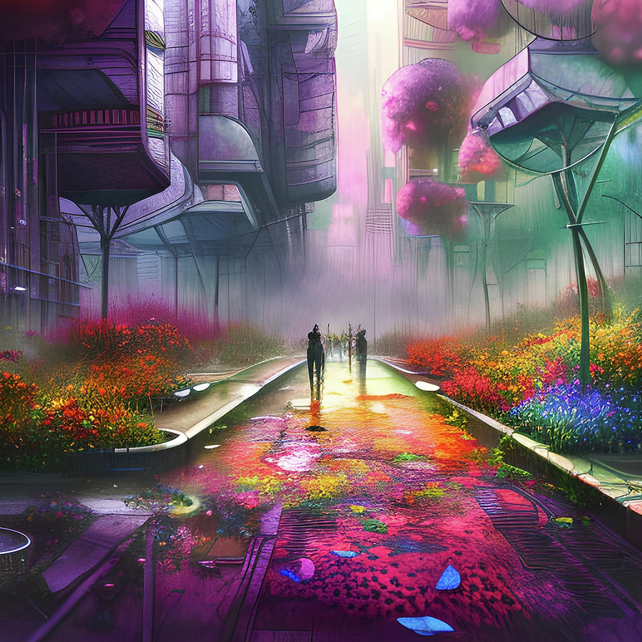 City of the Future Digital Art by Paul Grainger - Fine Art America