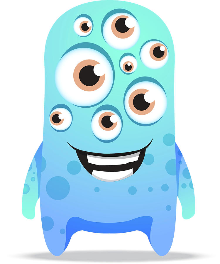 Class Dojo Monster Sticker Poster yellow Painting by Tiffany Rogers ...