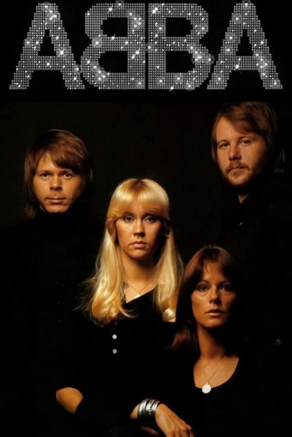 Classic Band Greatest Hits ABBA Poster Digital Art by Esther Falkes ...