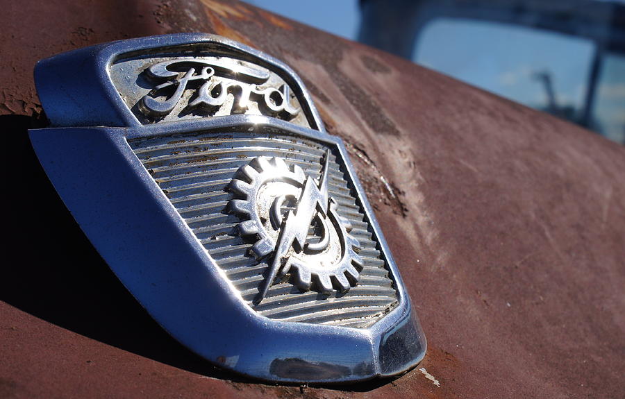 Classic Ford Emblem Photograph by Poore Photography - Pixels