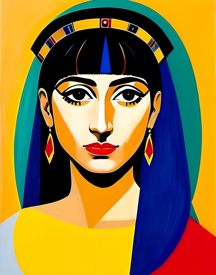 Cleopatra Digital Art by Michael Finnigan - Fine Art America