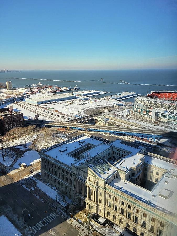 Cleveland in Winter Photograph by Jessica Messer - Fine Art America