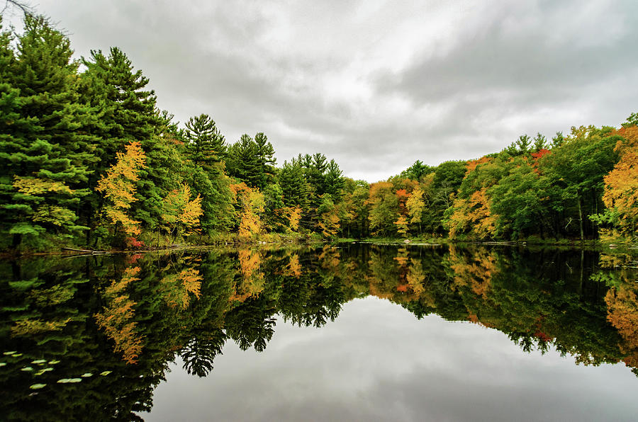 Clouded Reflections Photograph by Paul Woolley - Fine Art America