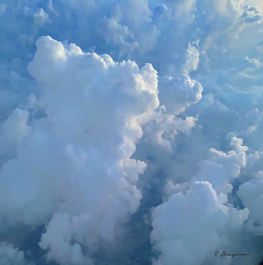 Cloudy Down Below Photograph by Ryan Champeau - Pixels