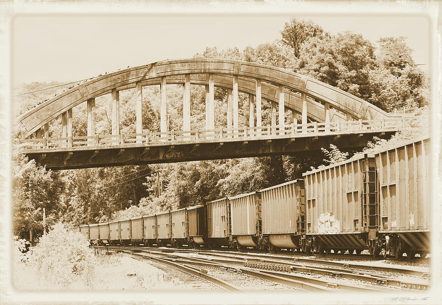 Coal train past tense Photograph by Tim Randolph | Pixels