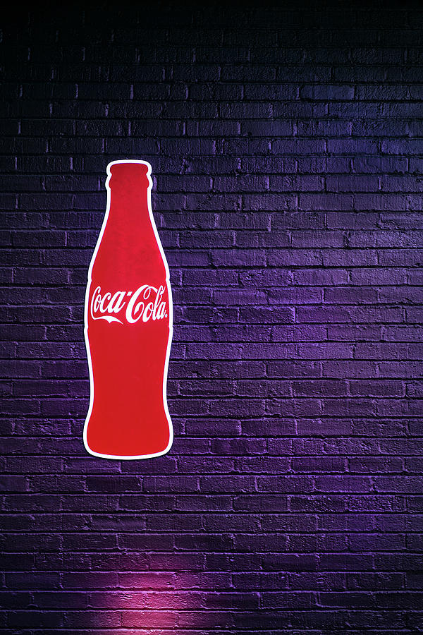 Coca Cola on Bricks Photograph by Running Brook Galleries | Pixels