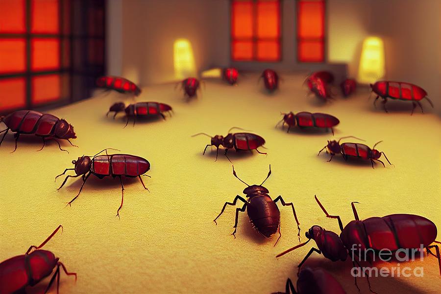 Cockroachs Invasion In The House Digital Art By Benny Marty Fine Art America