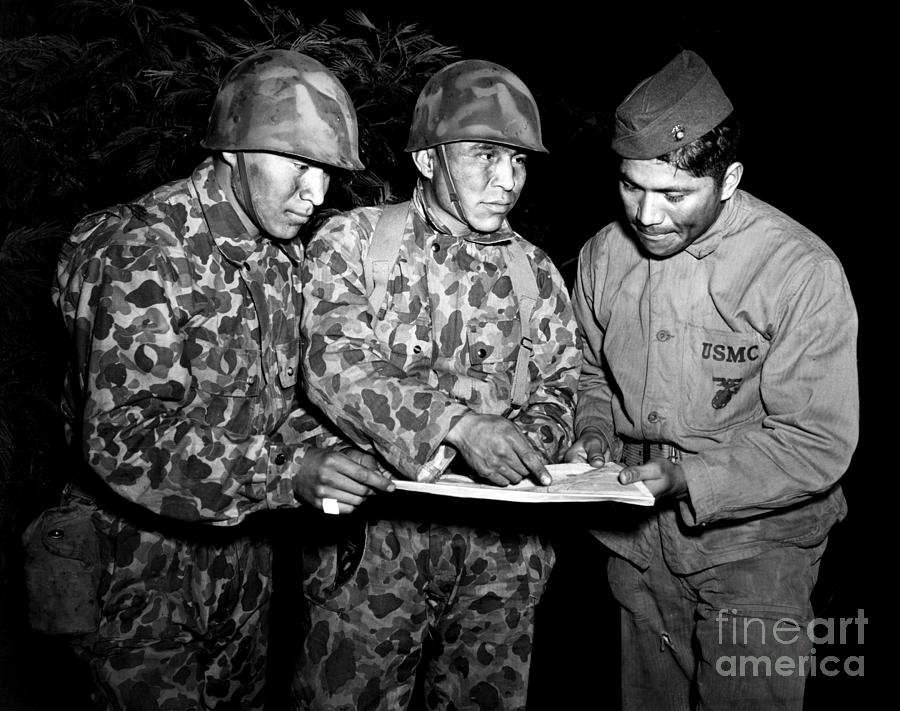 Code Talker, 1943 Photograph by Granger - Pixels