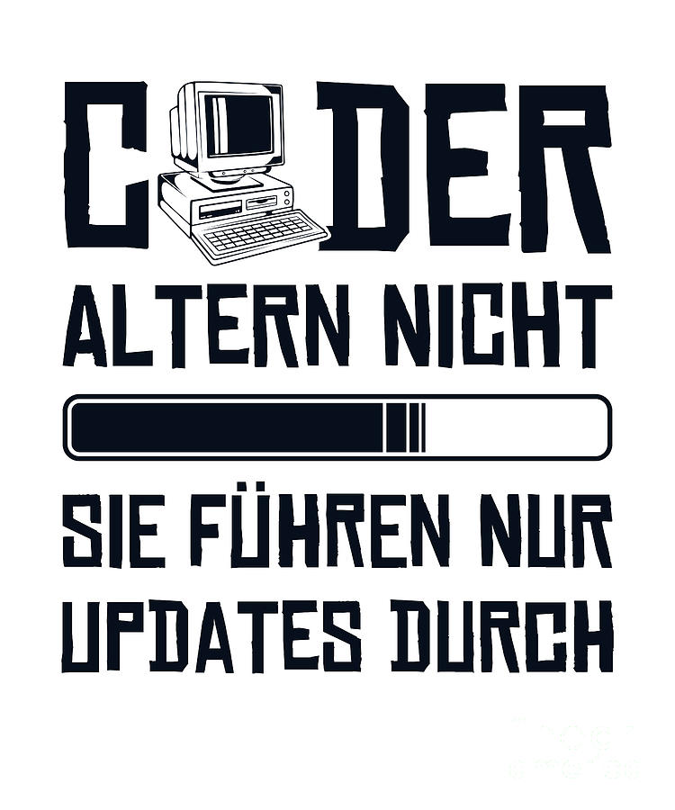 Coder Altern Nicht Coder Engineer Software Developer Digital Art By