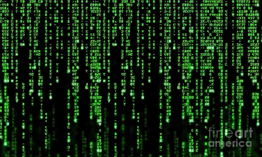 Coding binary numbers Painting by Kyle David | Pixels