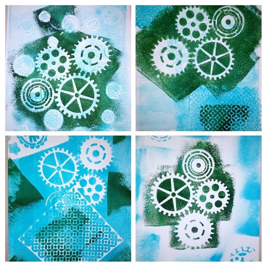 Cogs Painting by Ray Smith - Fine Art America