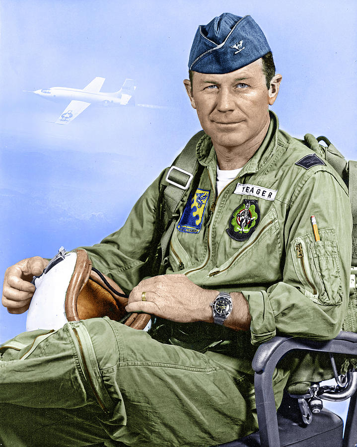 Col. Chuck Yeager Digital Art by Aaron-Michael Fox - Pixels Col. Chuck Yeager Digital Art by Aaron-Michael Fox - Pixels