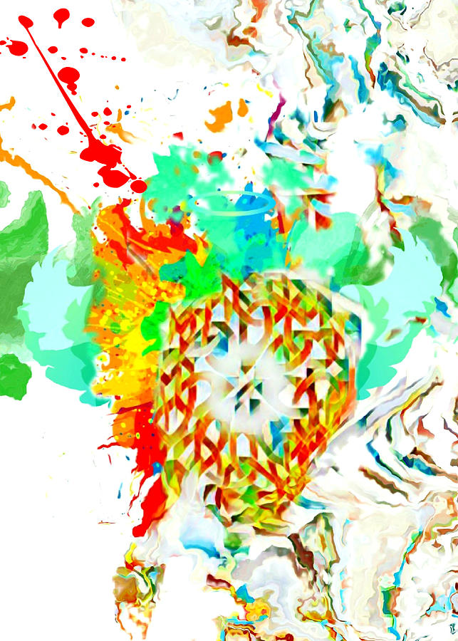 Color splash surf graffiti abstract Digital Art by Silver Pixie - Fine ...