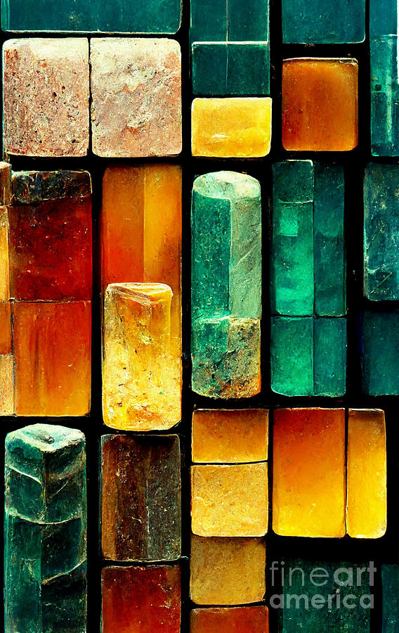 Colored Glass Digital Art By Sabantha Fine Art America