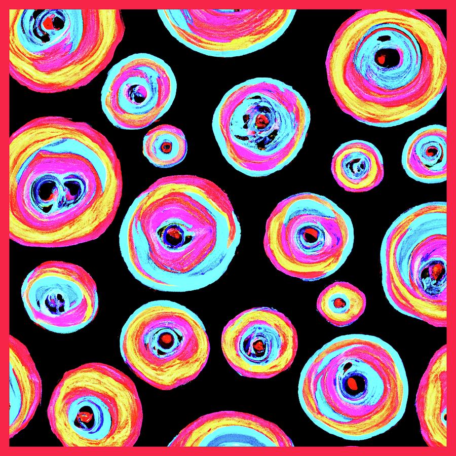 Colorful Vivid Pattern Design Digital Art by Pattern Designs - Fine Art ...