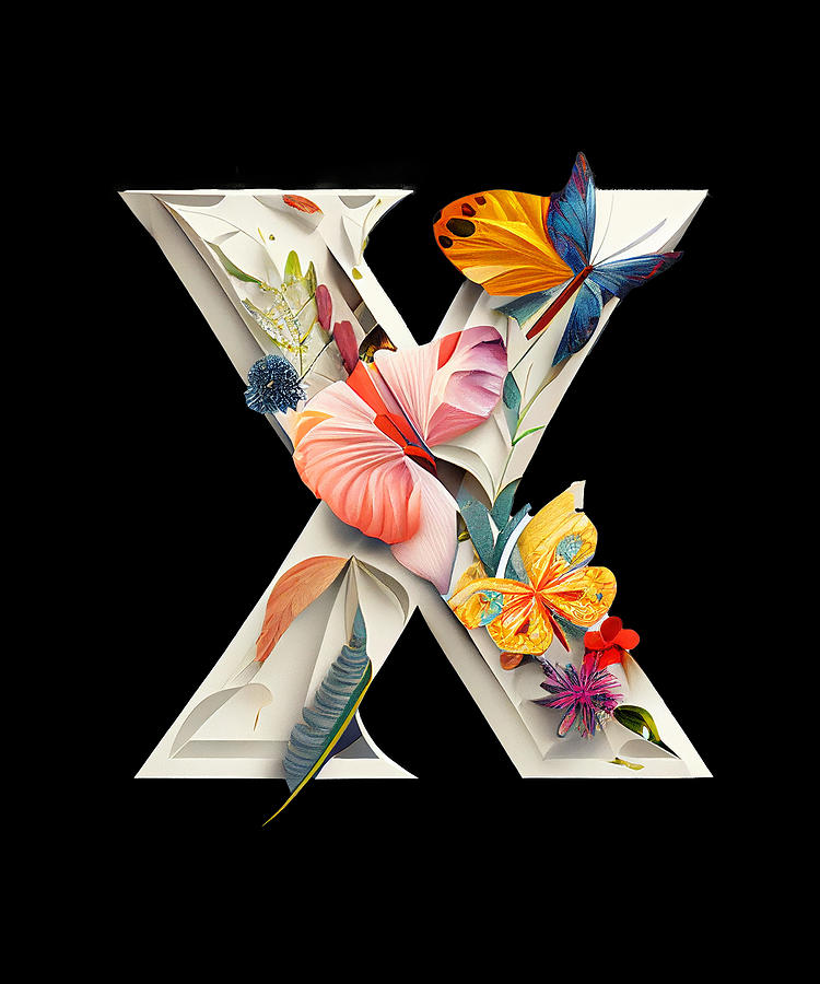 Colorful X Design Digital Art by About Passion Art - Fine Art America