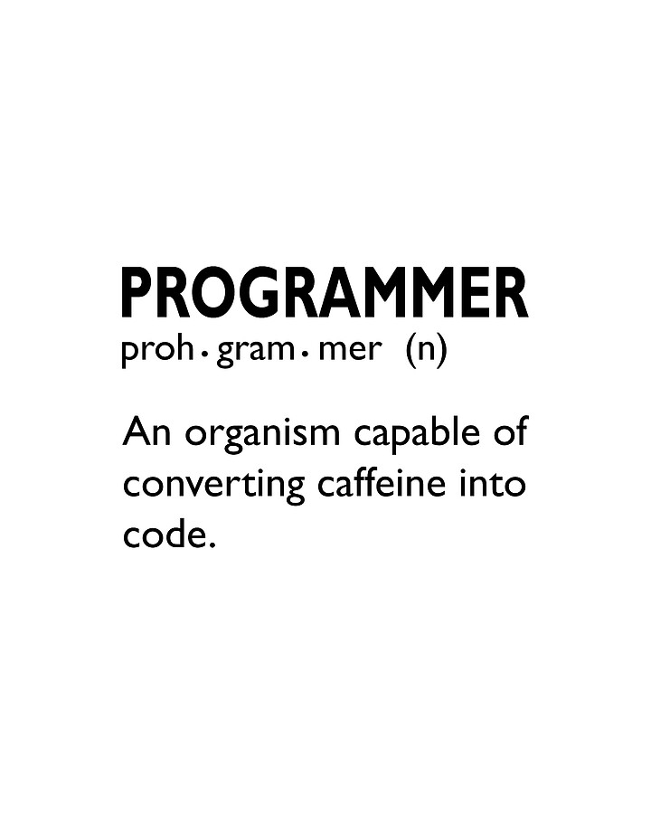 Computer Programmer Convert Caffeine to Code Drawing by Kanig Designs - Fine Art America