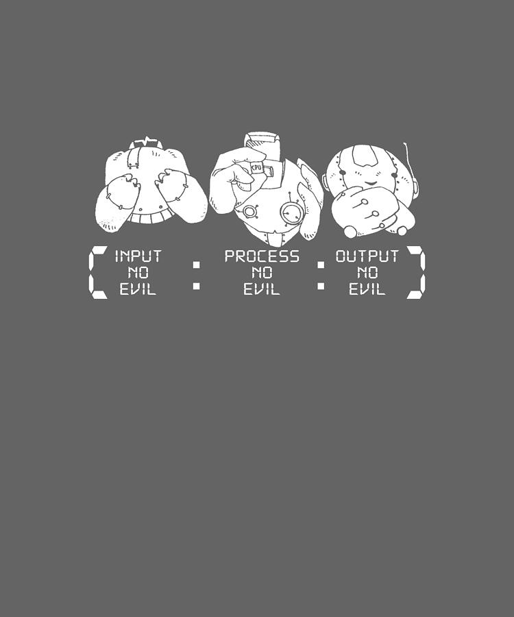 Computer Programmer Gift Wise Robots Mens engineer geek Digital Art by ...