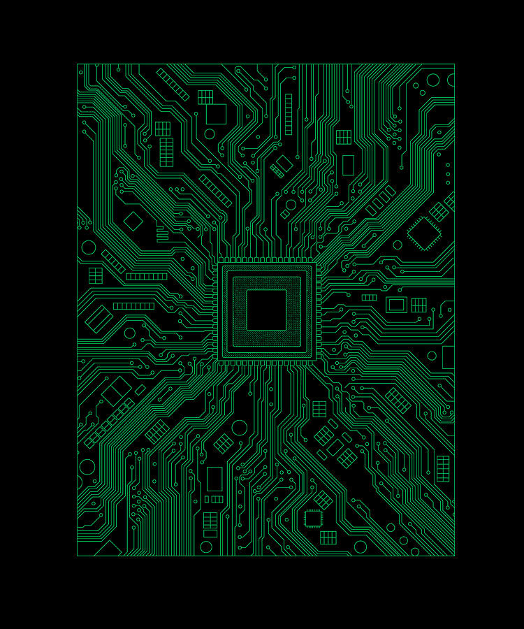 Computer Science CPU Programming Gift Digital Art by P A - Fine Art America