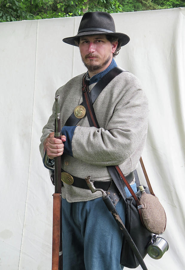 Confederate Reenactor Photograph by Dave Mills | Pixels