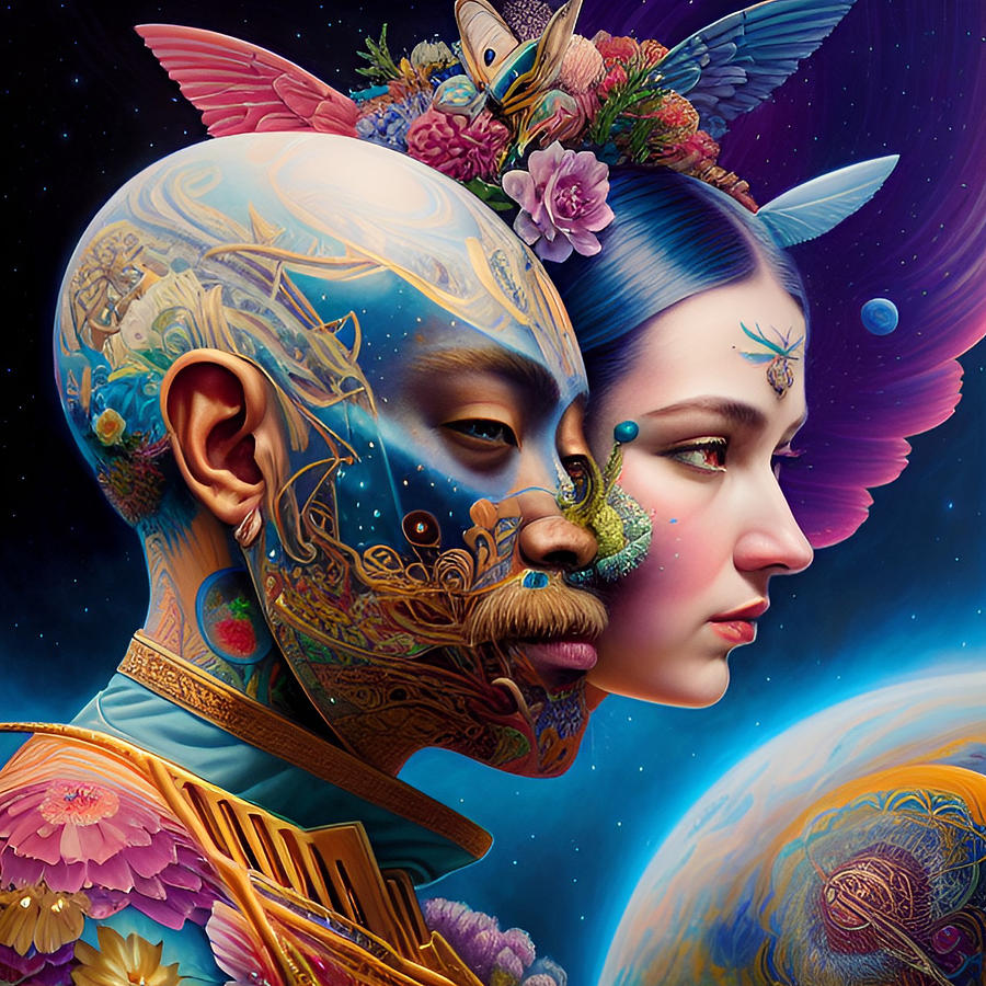 Conscious Coupling Digital Art by Vennie Kocsis - Fine Art America