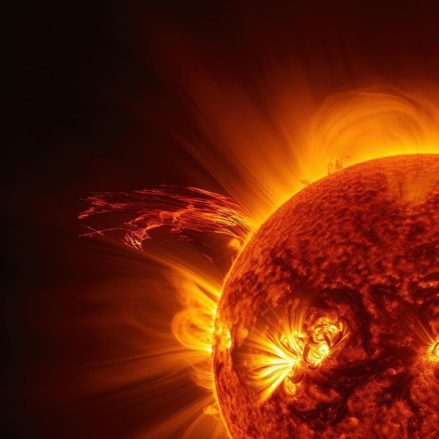 Coronal Mass Ejection Digital Art by Mike Tedeschi - Fine Art America