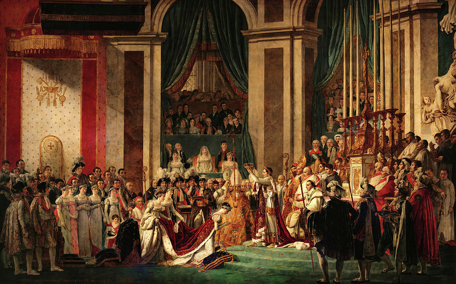 Coronation of Napoleon and Crowning of Josephine at Notre-Dame-de-Paris ...