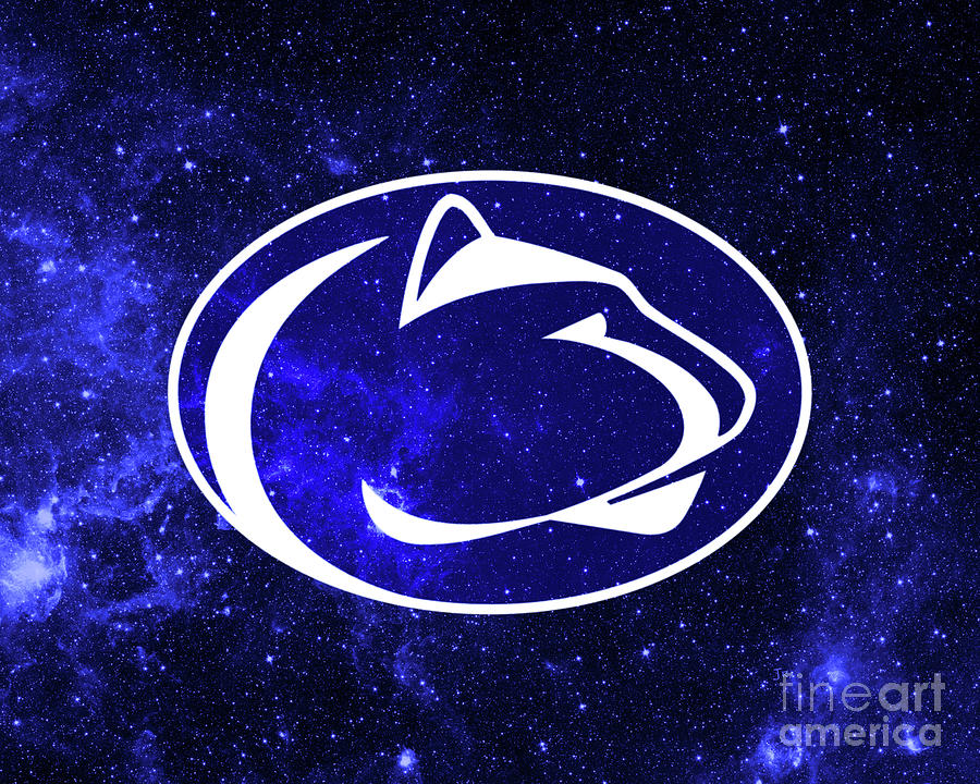 Blue Penn State Nittany Lion Cosmic Mystique Photograph by Lone Palm ...