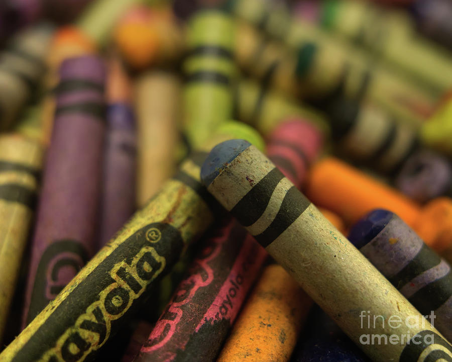 Crayons Photograph by Jerry Editor - Fine Art America