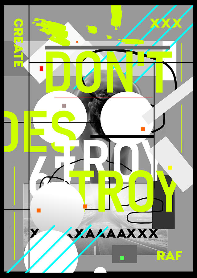 Create Destroy Create Digital Art by White Spider Studios | Pixels