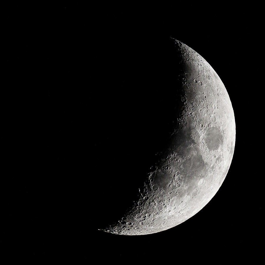 Crescent Moon Photograph by Jesse Mak - Fine Art America