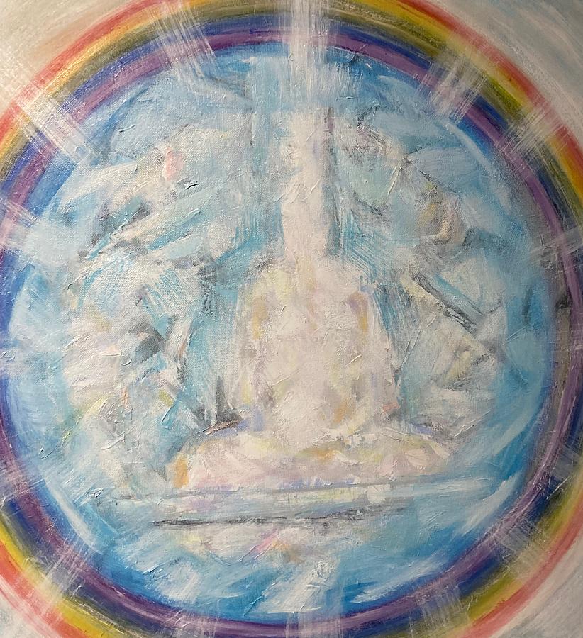 Crystal Buddha Painting by Holly Stone - Fine Art America