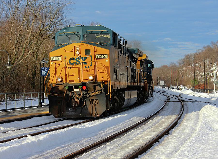 CSX Local Freight East Point of Rocks MD Photograph by Alexander Koehler - Pixels
