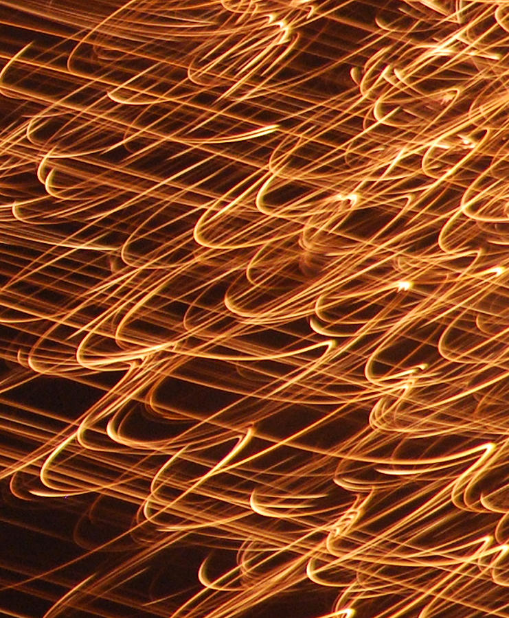 Cursive Fire Photograph by Daniel Wend - Fine Art America