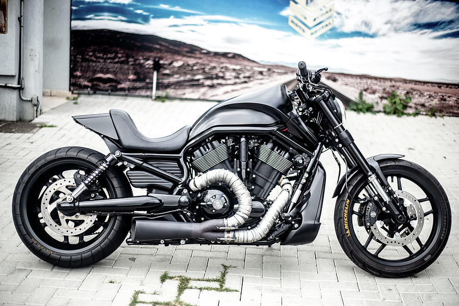 Custom V-Rod Photograph by Daniel Del Conte - Fine Art America