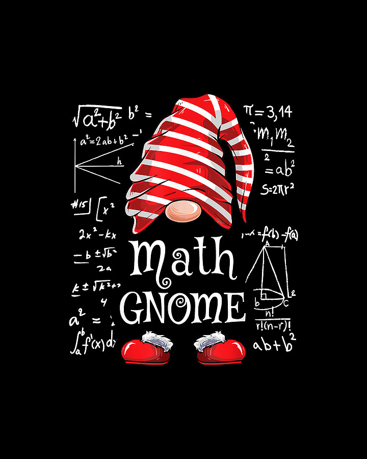 Cute Math Gnome Family Matching Group Christmas Party Pajama Cute Gifts ...