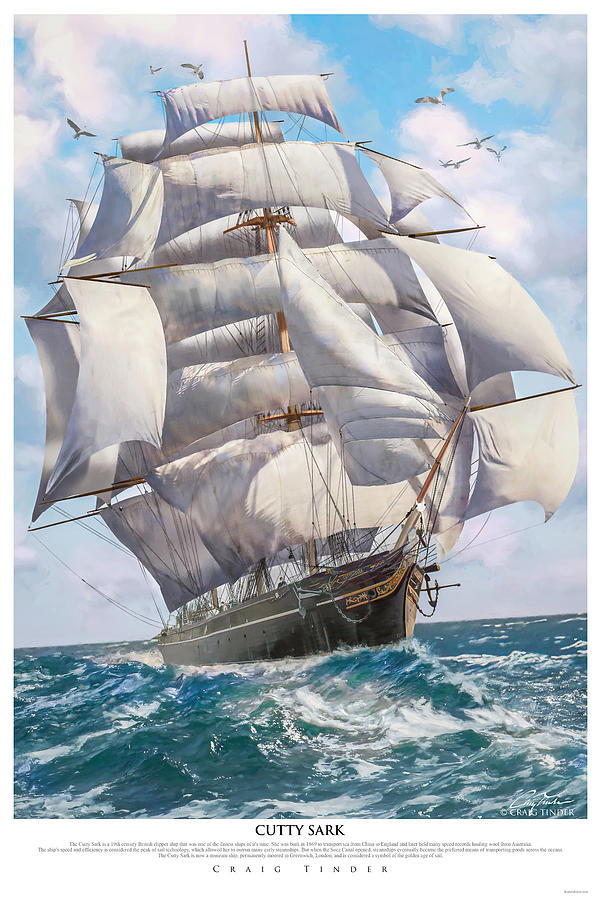 Cutty Sark Digital Art by Craig Tinder - Fine Art America