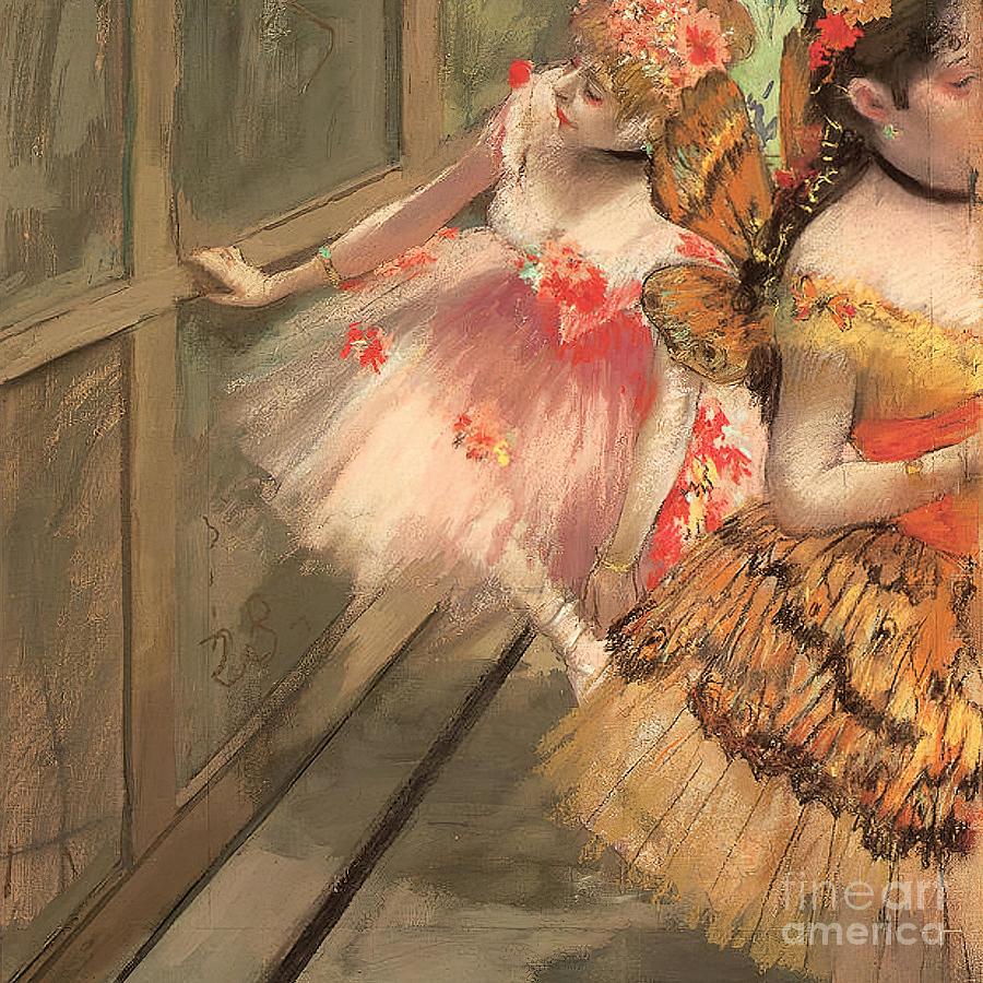 Dancers in the Wings is a painting by Edgar Painting by Hunter Chapman - Fine Art America