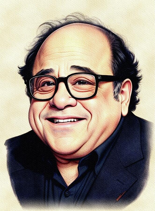 Danny DeVito, Actor Painting by John Springfield - Pixels Merch