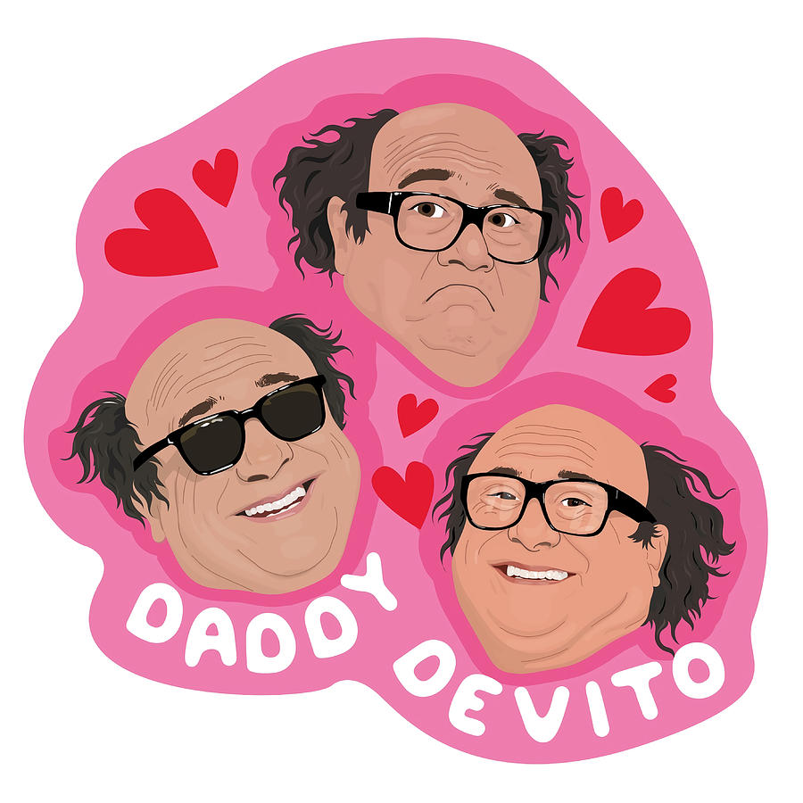 Danny Devito Funny Daddy Pop Culture Poster Painting by Finley Lewis ...