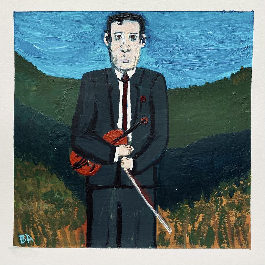Dapper Fiddler Painting by Bill Ackerbauer - Fine Art America